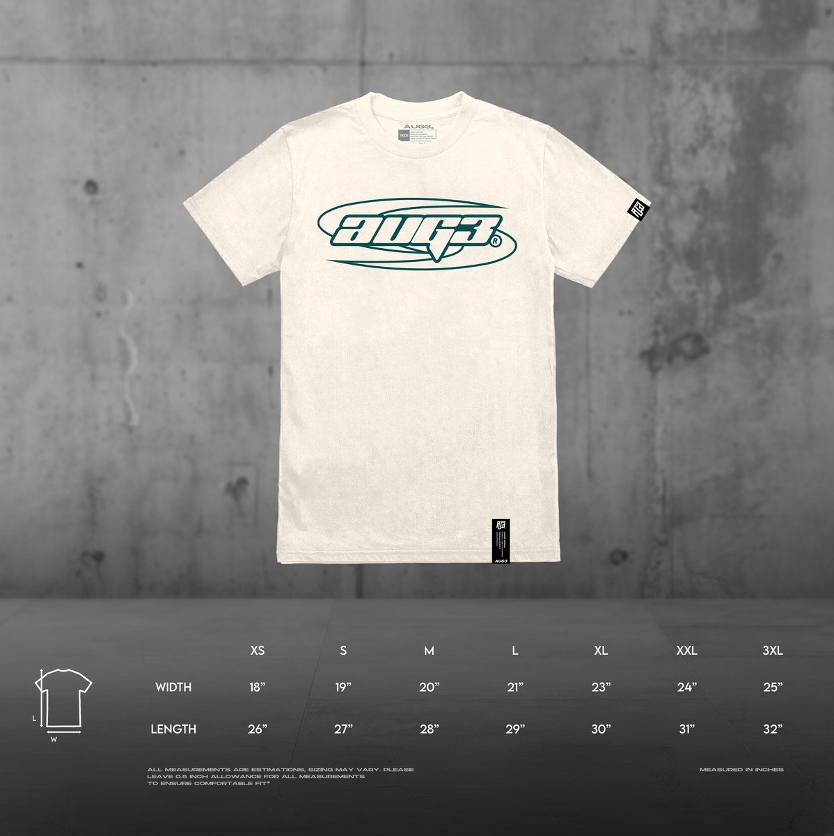 ELLIPSE TEE (OFF WHITE) – aug3clothing